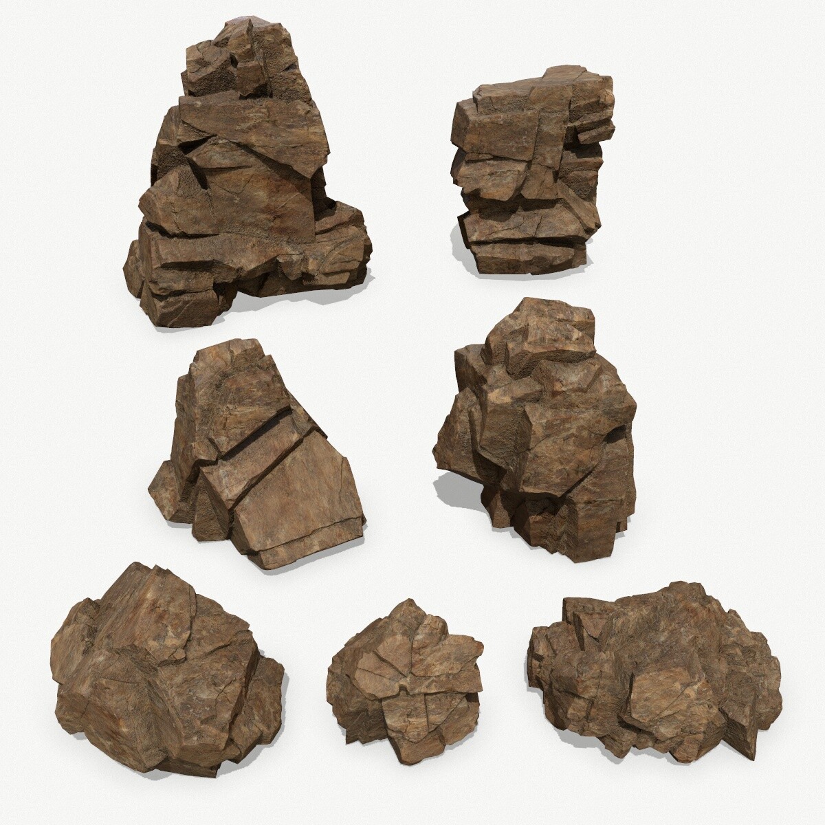 ArtStation - desert rocks