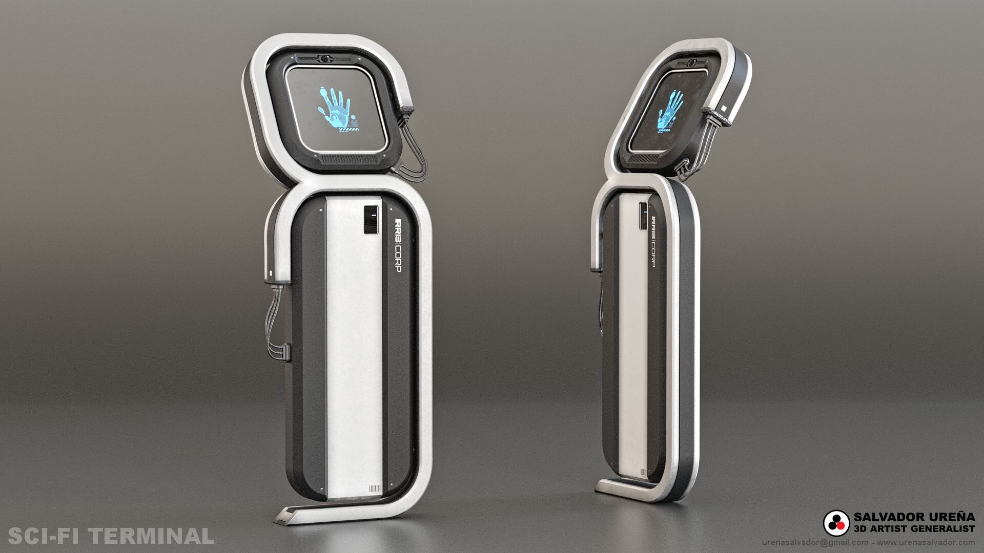 ArtStation - HARD SURFACE SCI-FI TERMINAL
