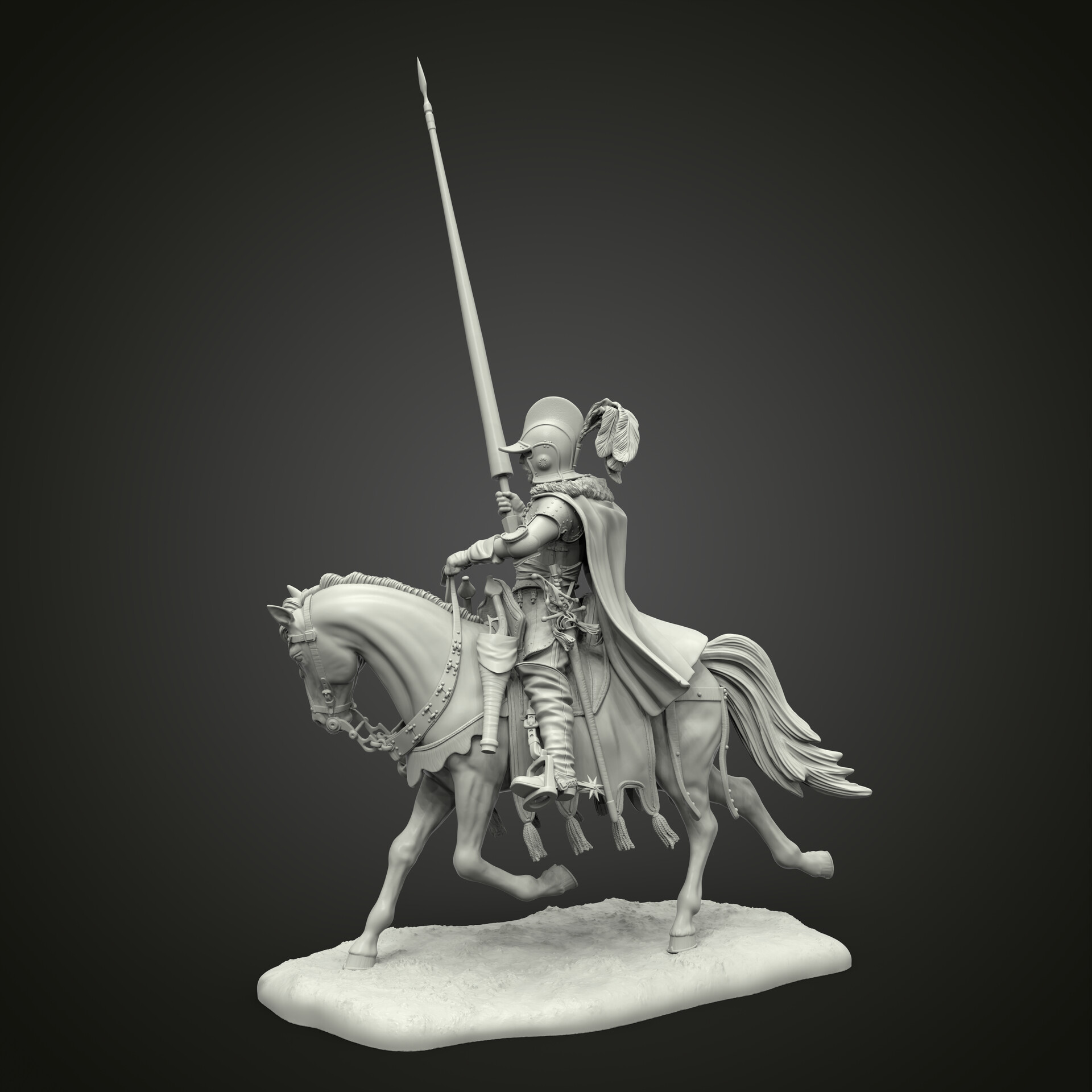 Nello Rivieccio - Demi-Lancer, end of the XVII century, European ...