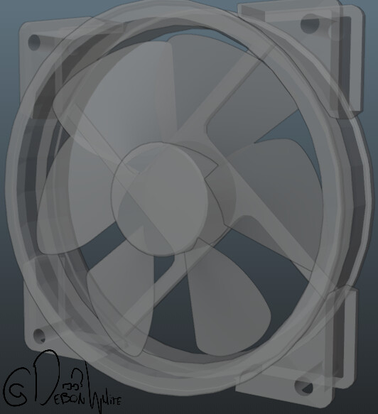ArtStation - ⋮⋮ Computer fan