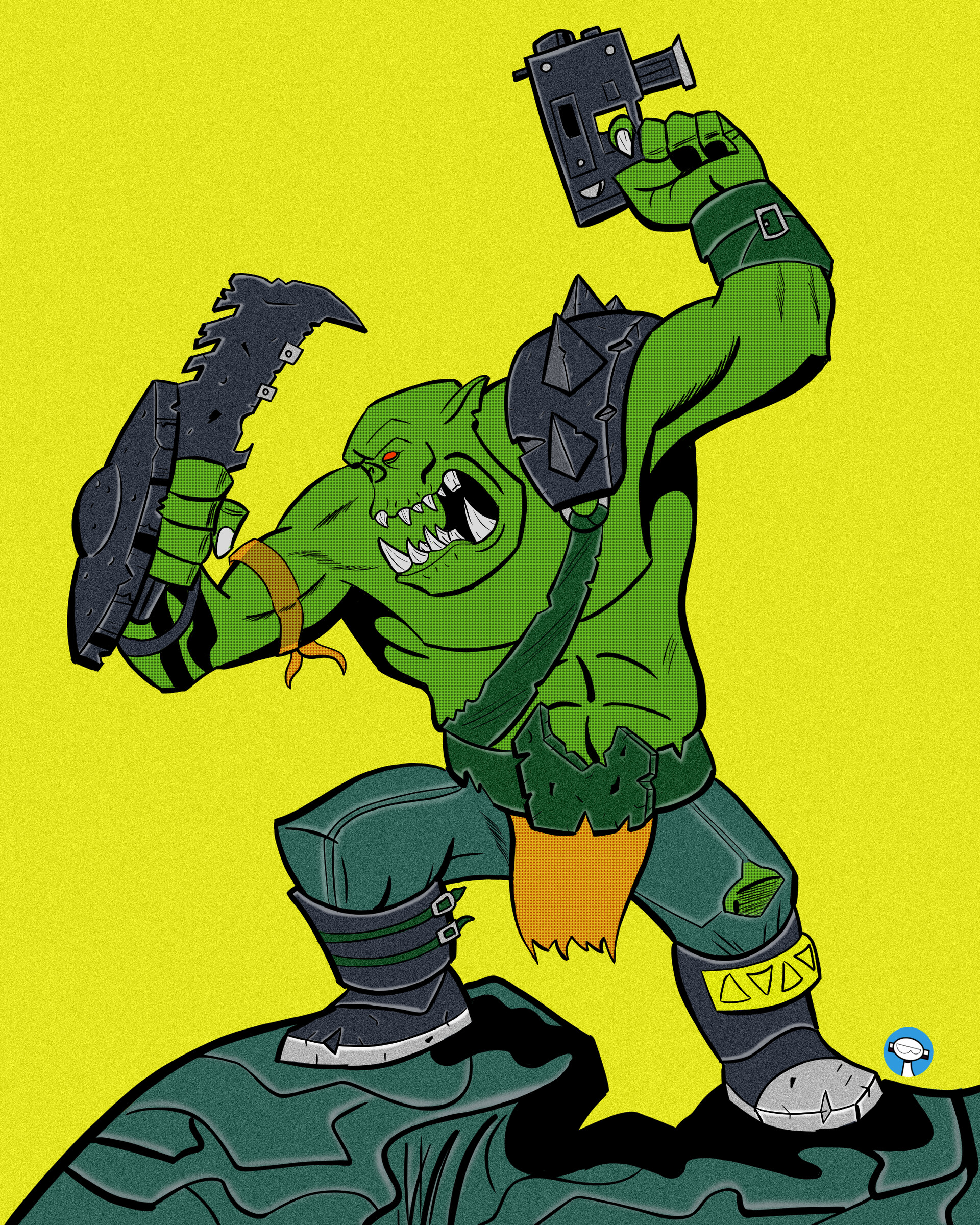 warhammer orc warrior