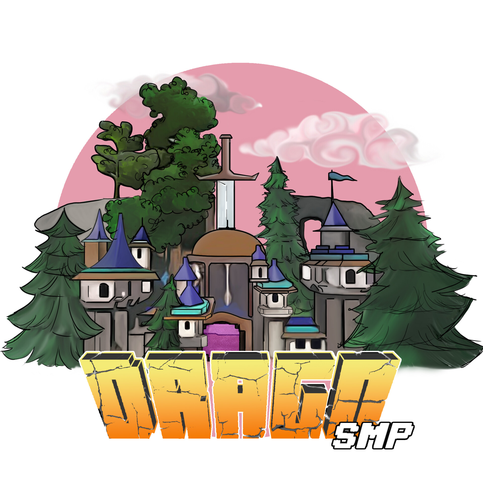 ArtStation - Drago SMP Logo Design