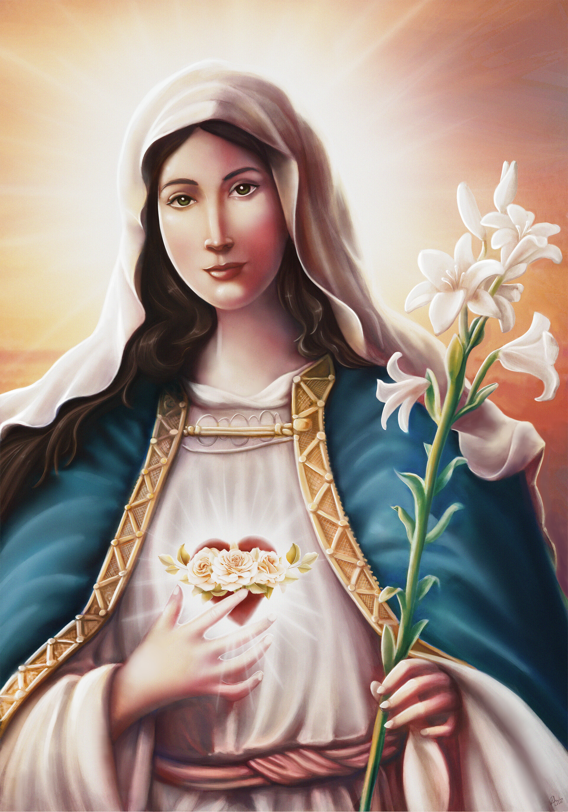 ArtStation - Saint Mary