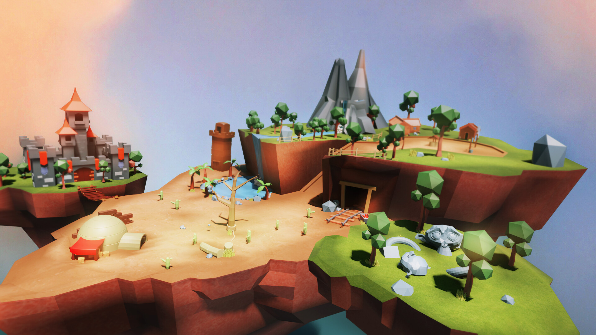 ArtStation - Isle - 3D modeling study