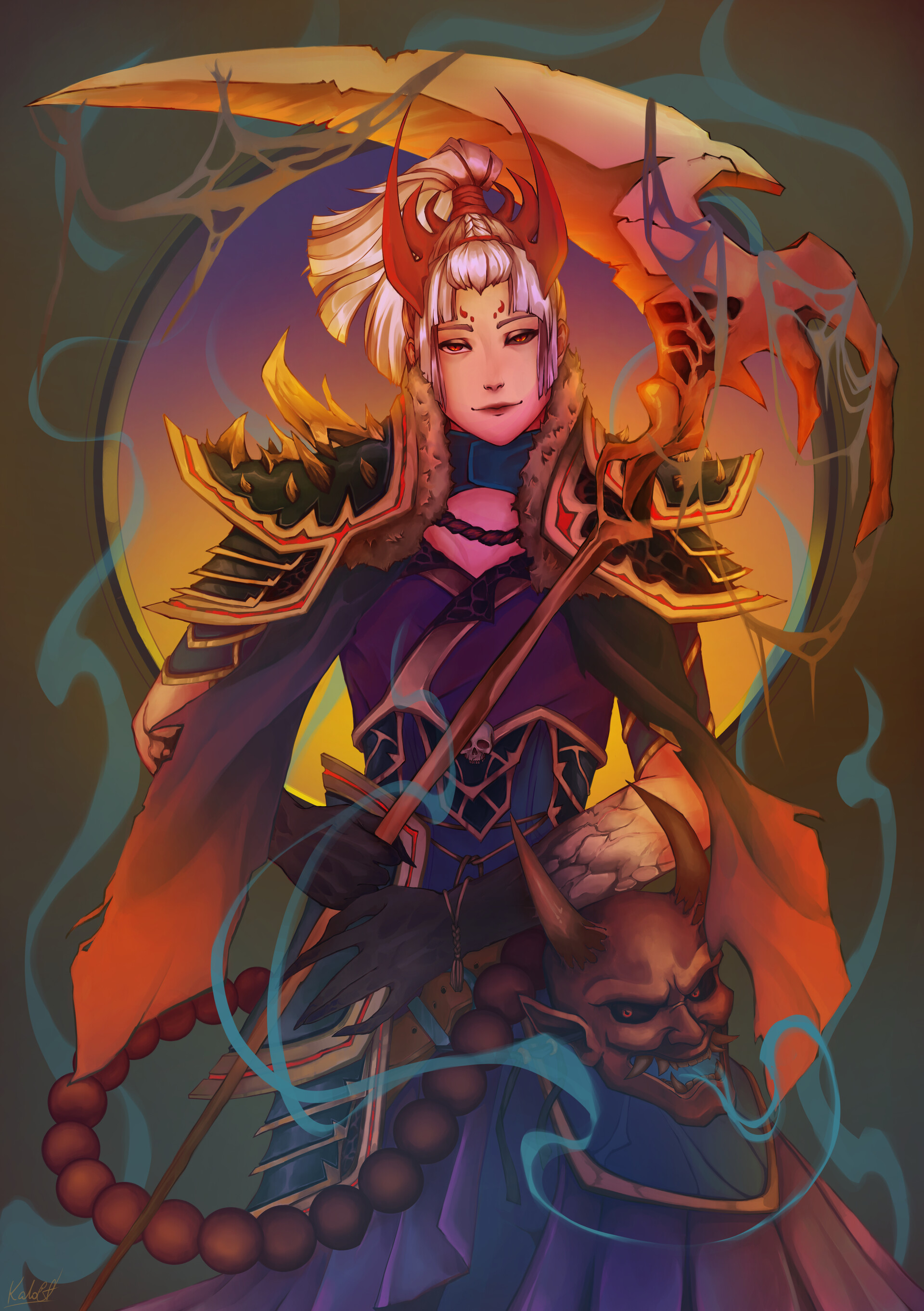 ArtStation - Necromancer in Sunset (March 2023)