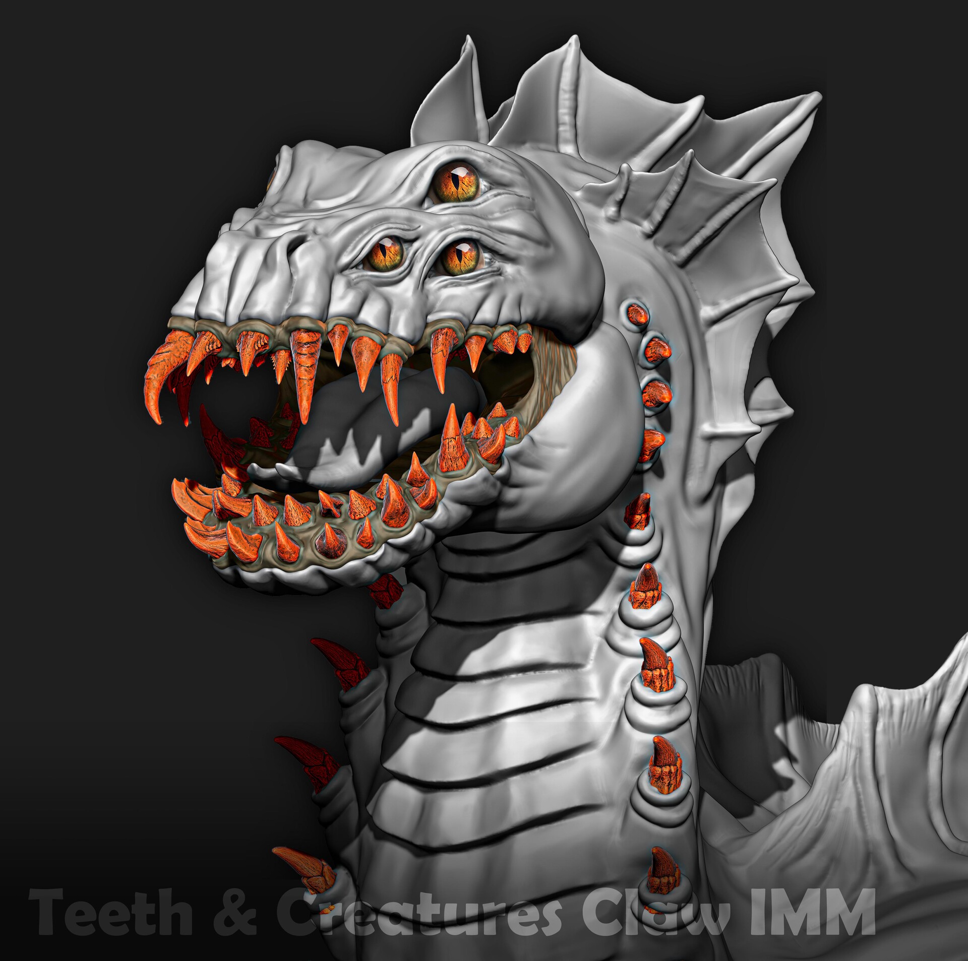 ArtStation - 90 Teeth & Creatures Claw IMM Vol 02