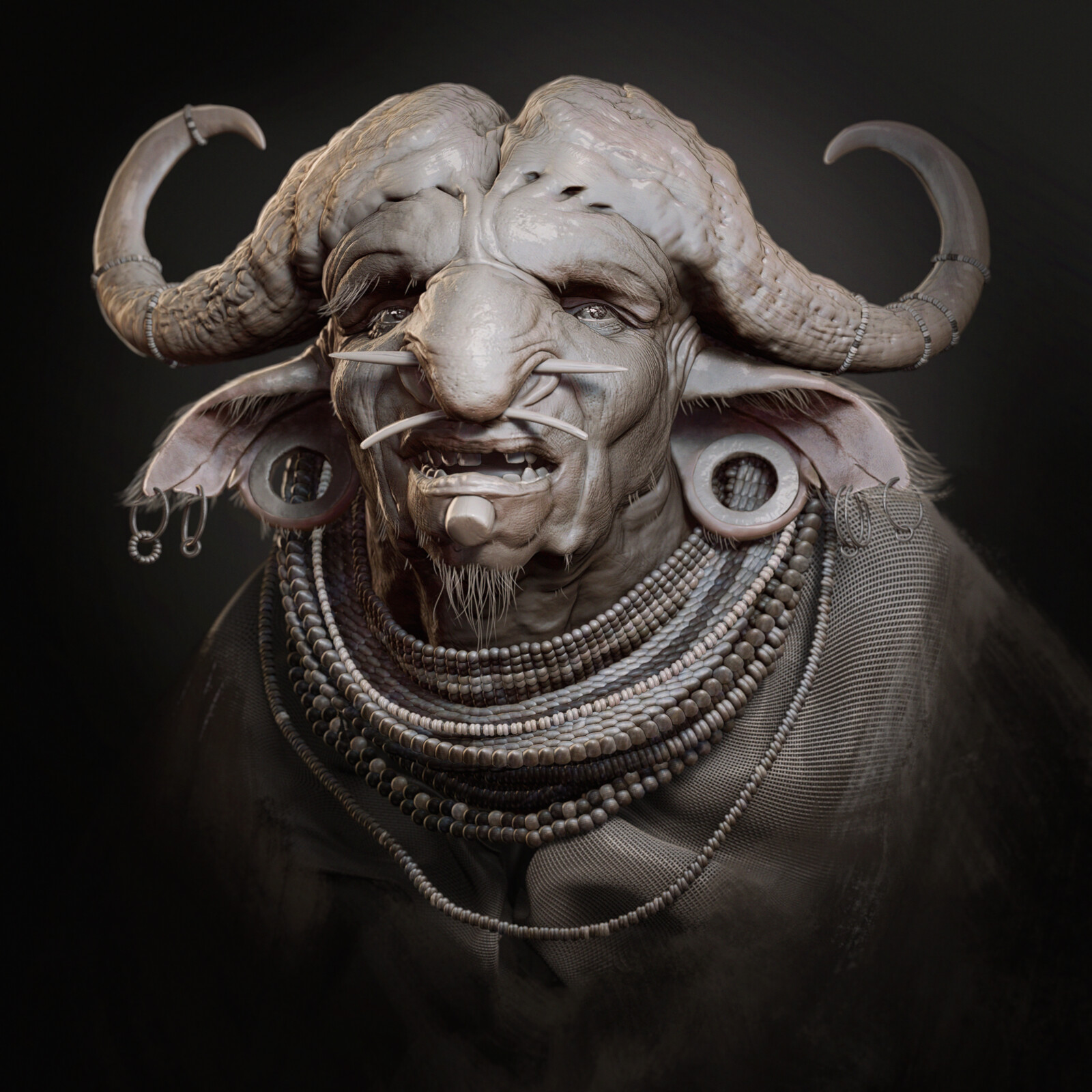 Daniel Ziev - Olumide the Buffalo Minotaur