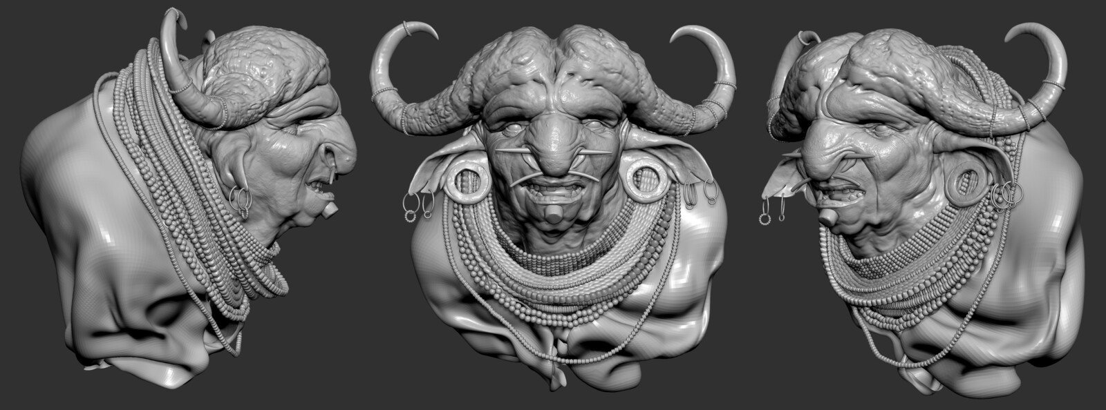 Daniel Ziev - Olumide the Buffalo Minotaur