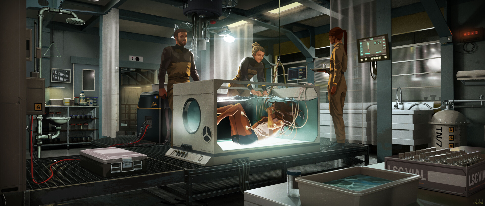 ArtStation - THE SWARM - HEADQUARTERS