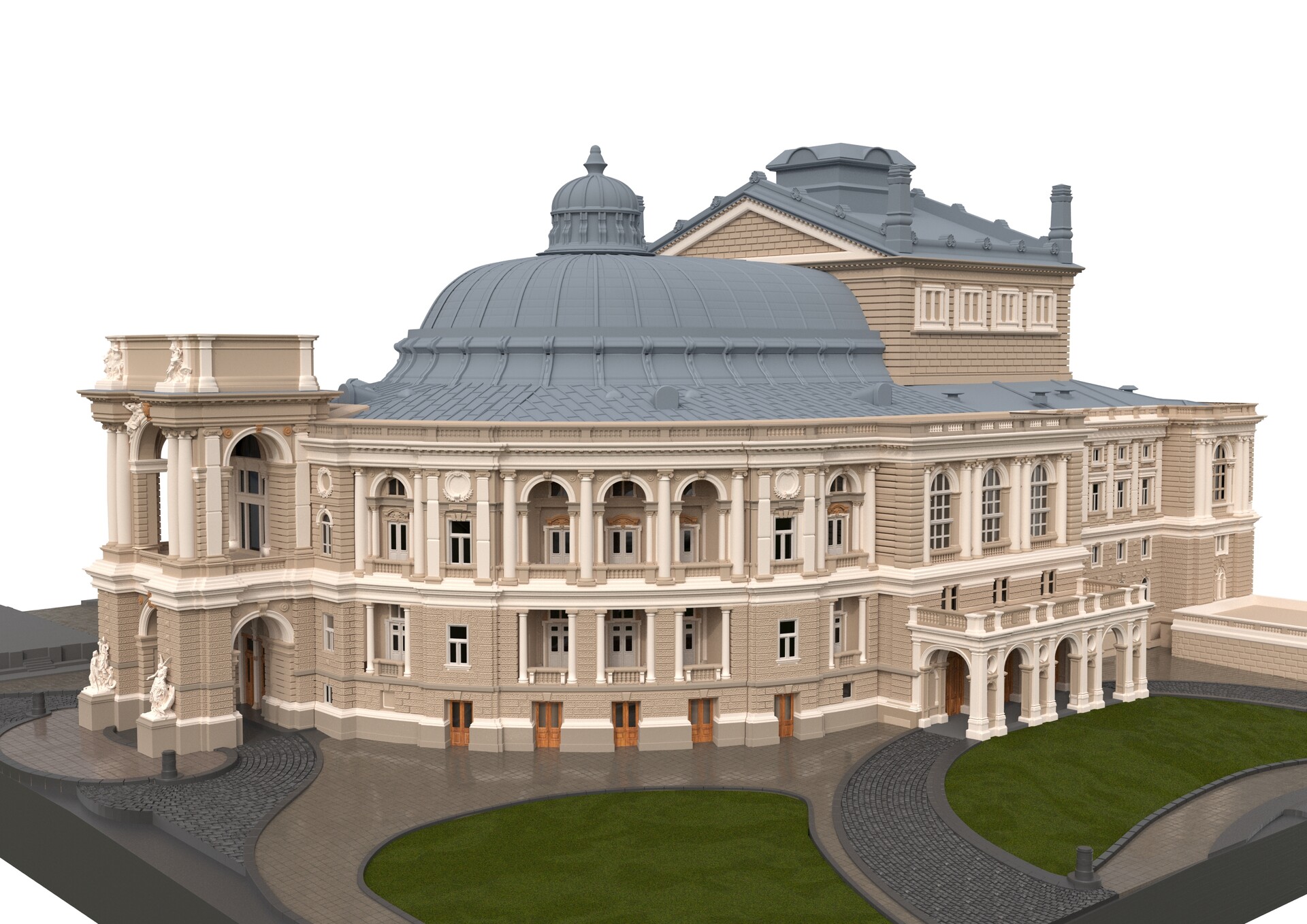 ArtStation - master model of the Odessa Opera House