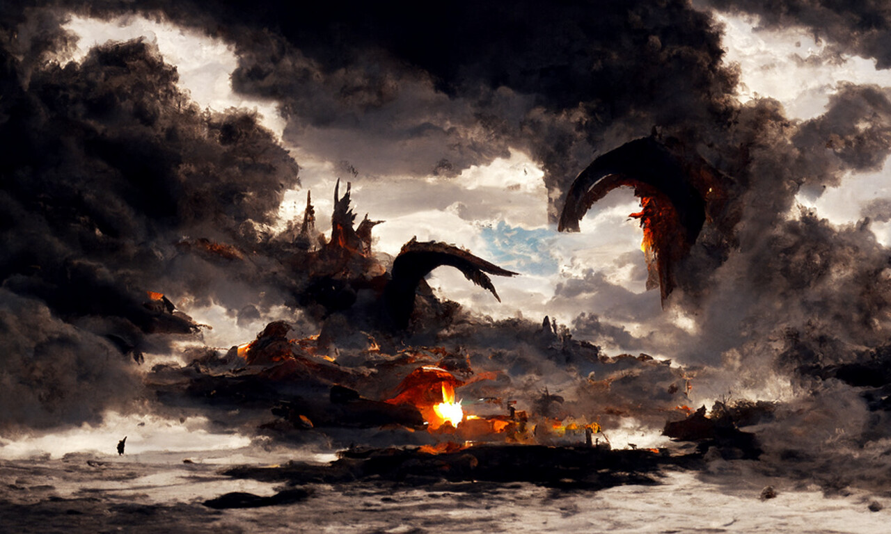 ArtStation - Dragons war