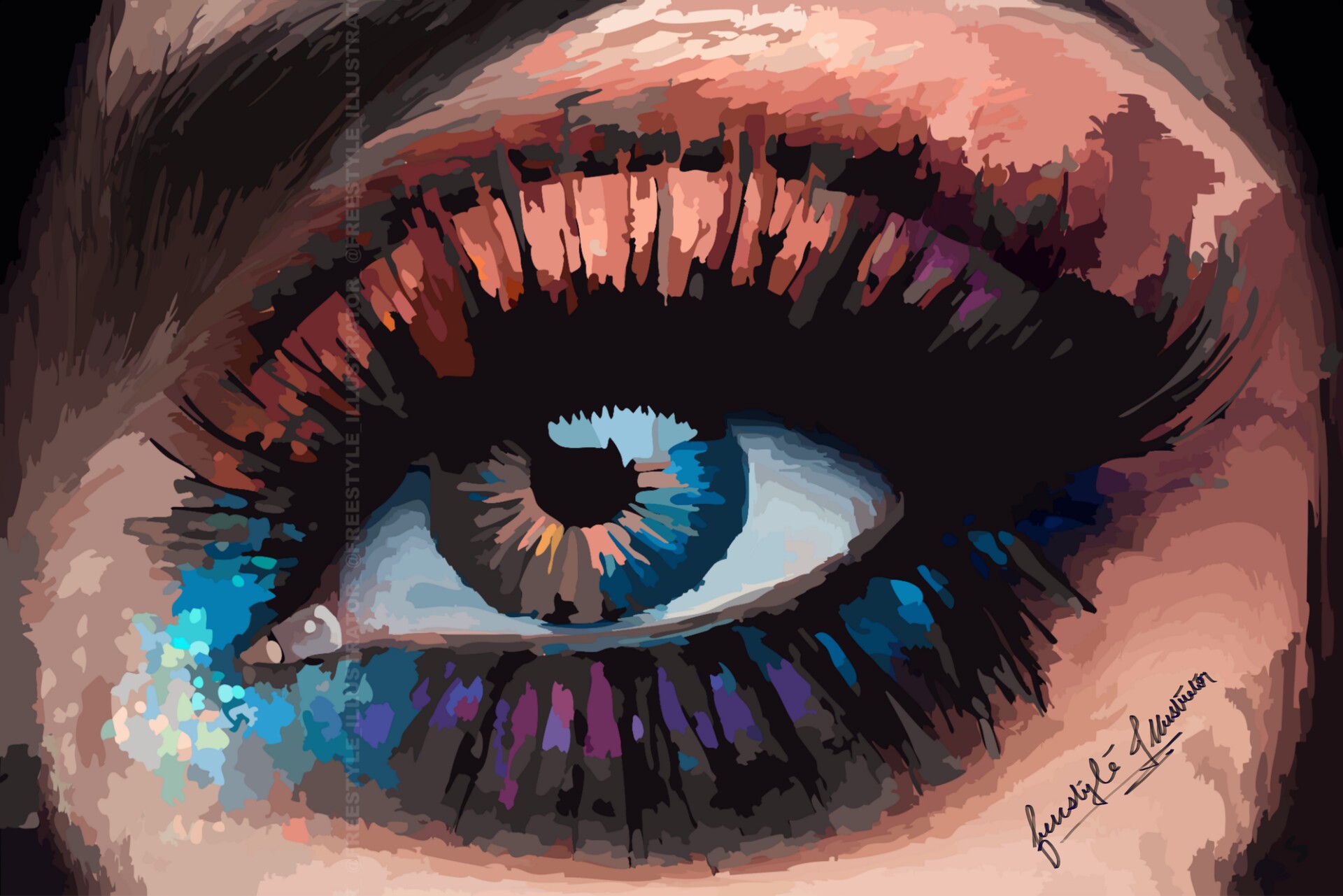 ArtStation - Eye (Vector art)