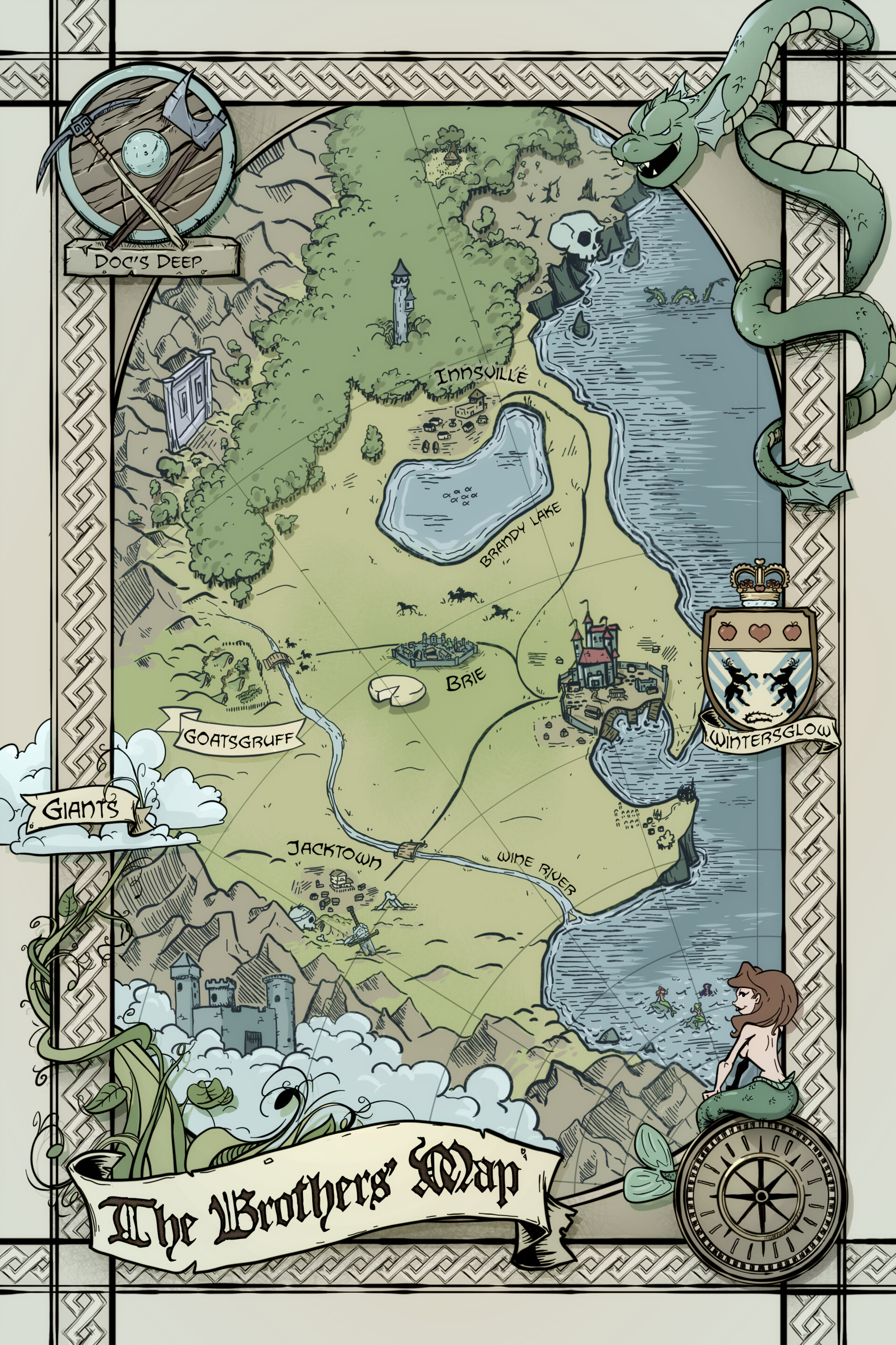 ArtStation - Map of my campaign setting