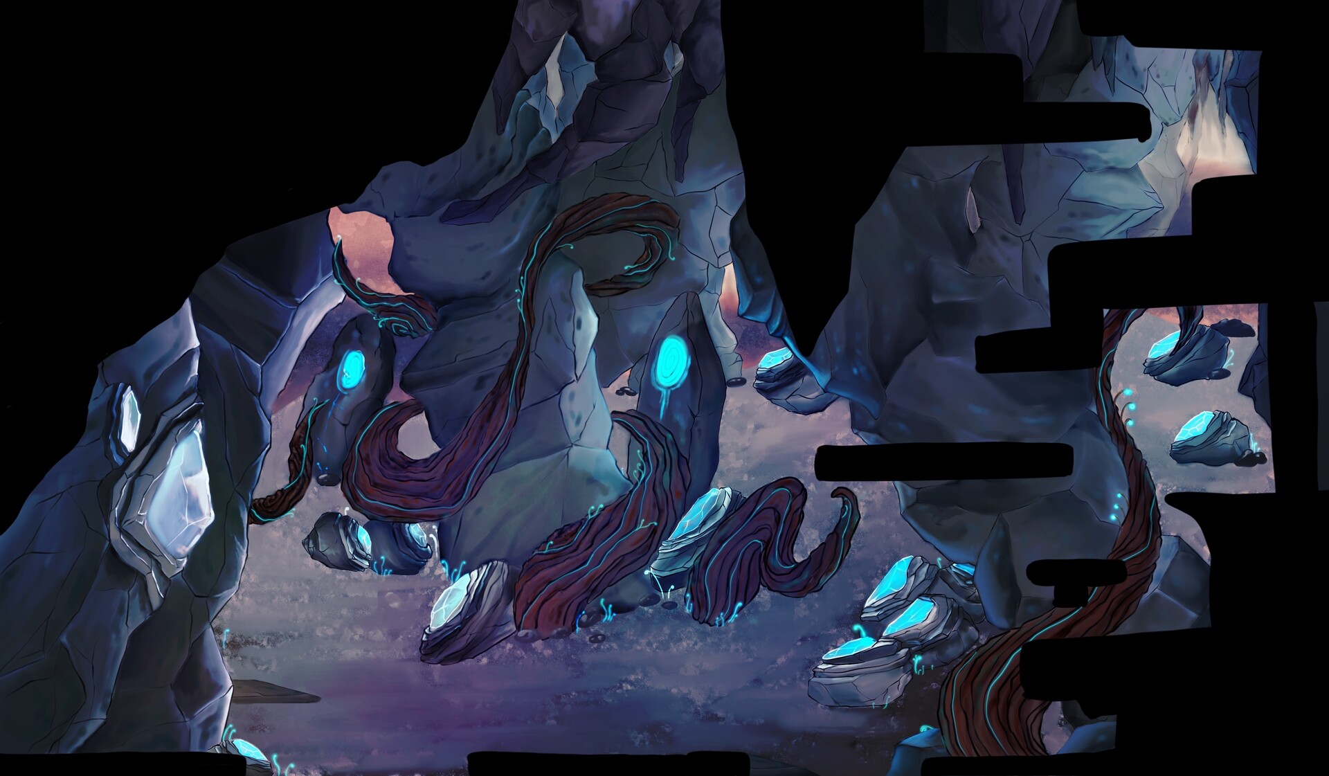ArtStation - Mystical cave design