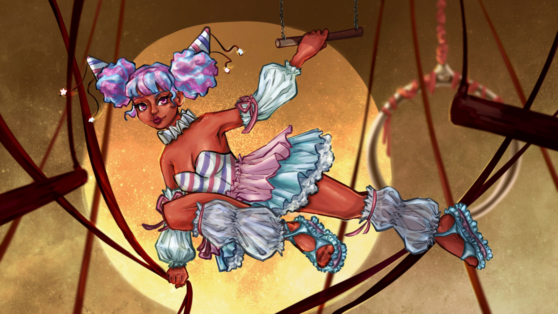 ArtStation - Cotton Candy Acrobat