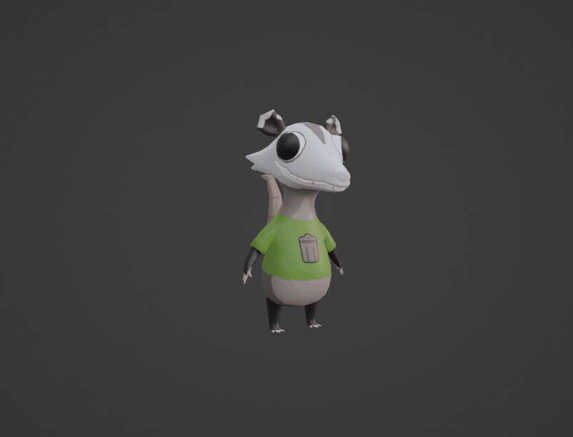 ArtStation - Animation of Sam the Possum