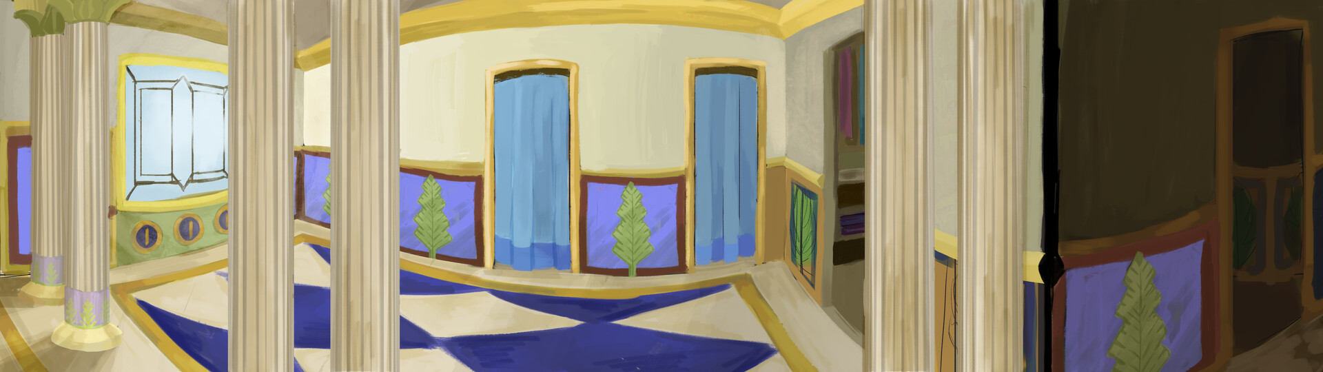 ArtStation - Castle Barracks Interior