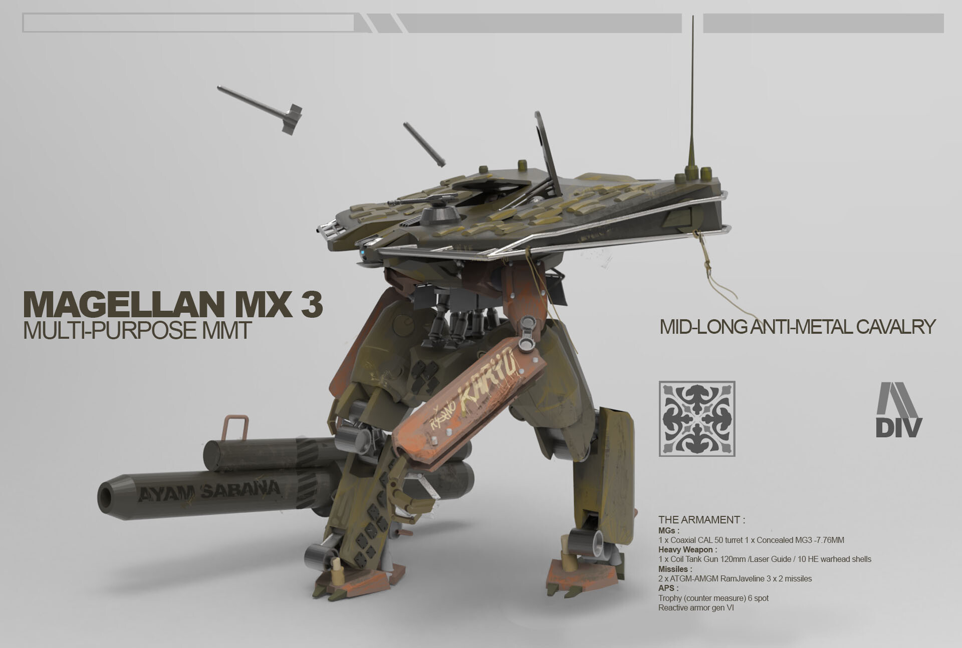 ArtStation - MAGELLAN MX3 - MTM