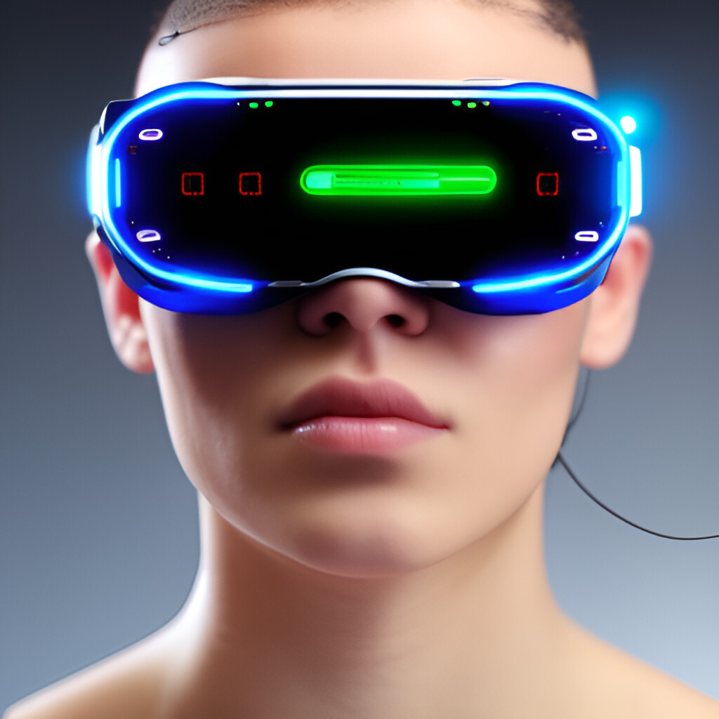 ArtStation - Futuristic VR glasses