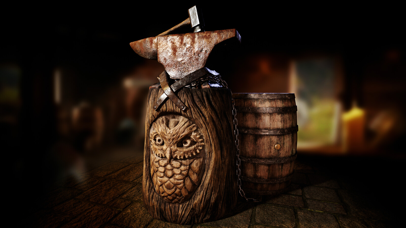 Brad Scheer - Fantasy Anvil Prop Set