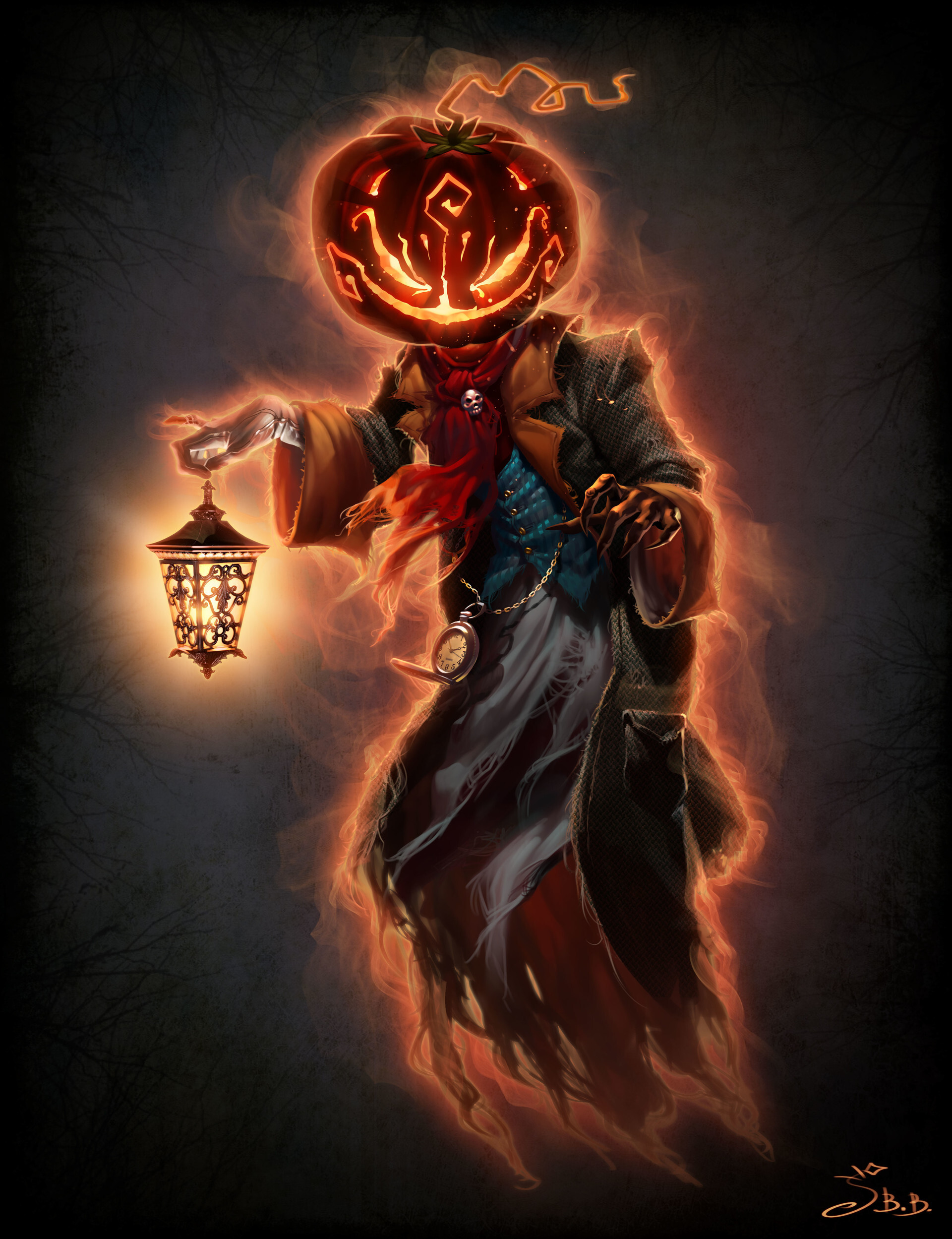 ArtStation - Halloween Pumpkin Guy