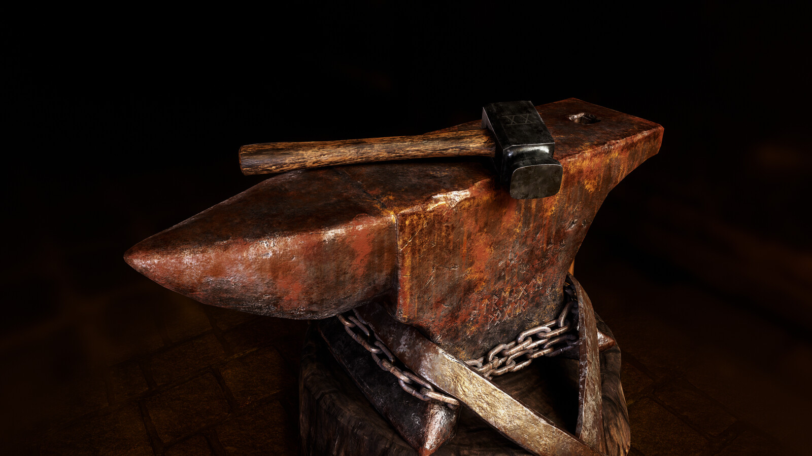 Brad Scheer - Fantasy Anvil Prop Set