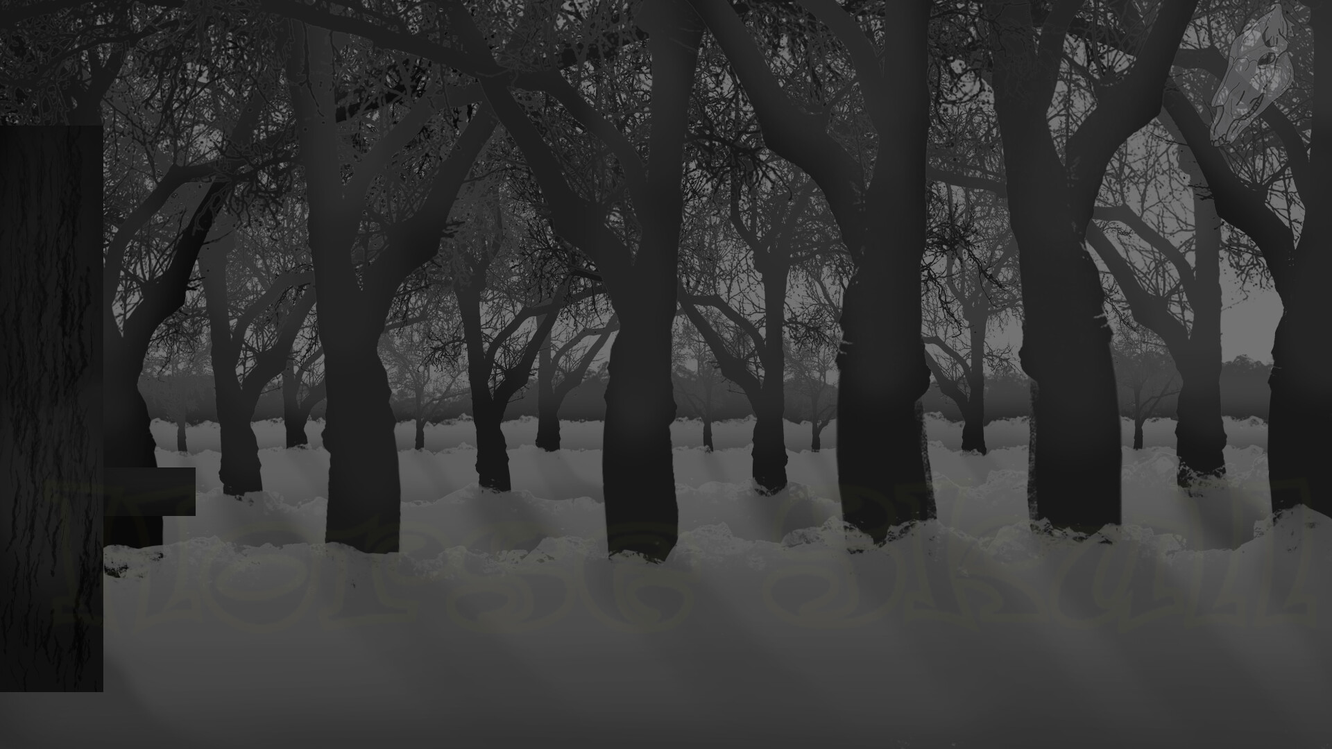 ArtStation - Forest Tree (Grayscale)