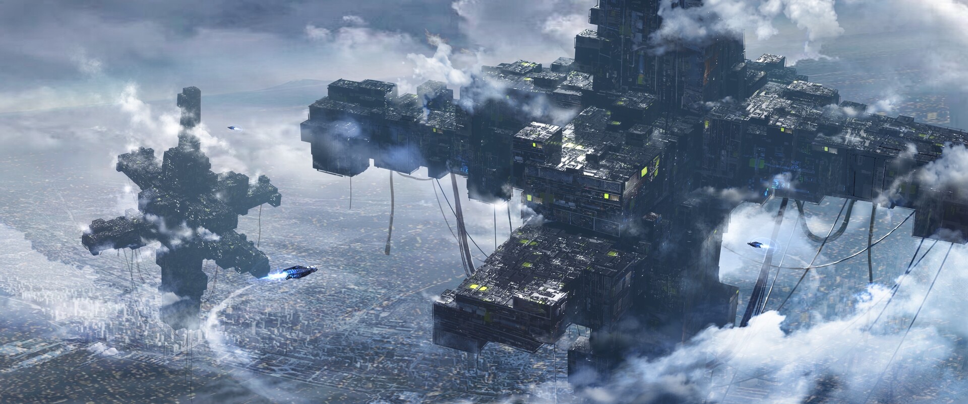 ArtStation - Science Fiction Space Station