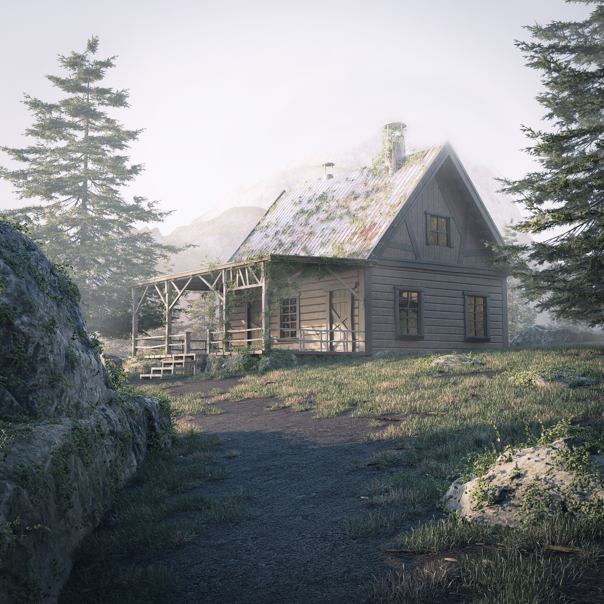 ArtStation - Mountain House