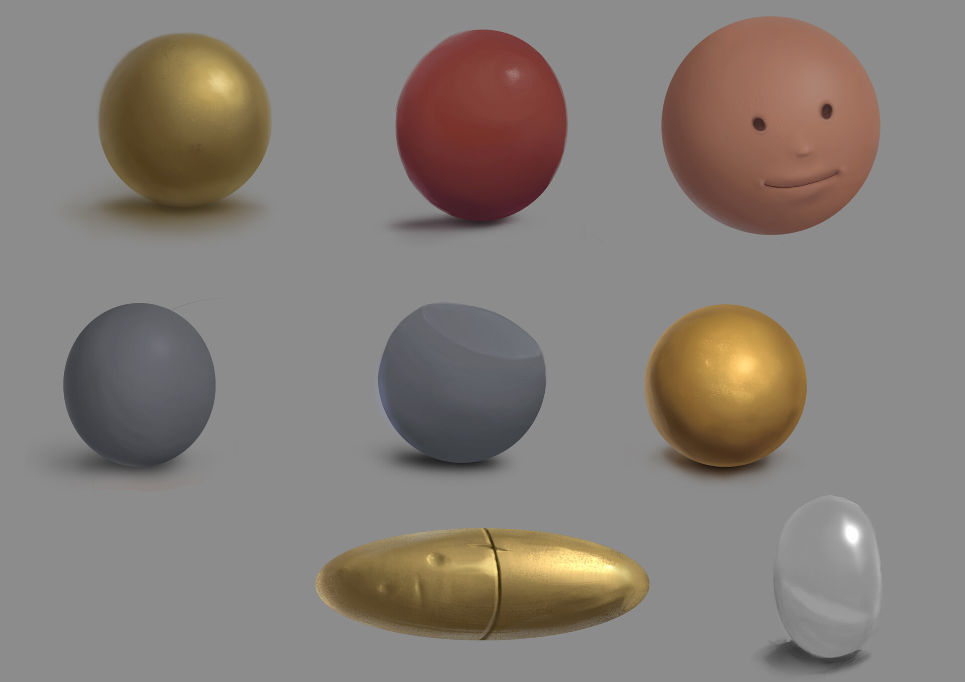 ArtStation - Material and Rendering study