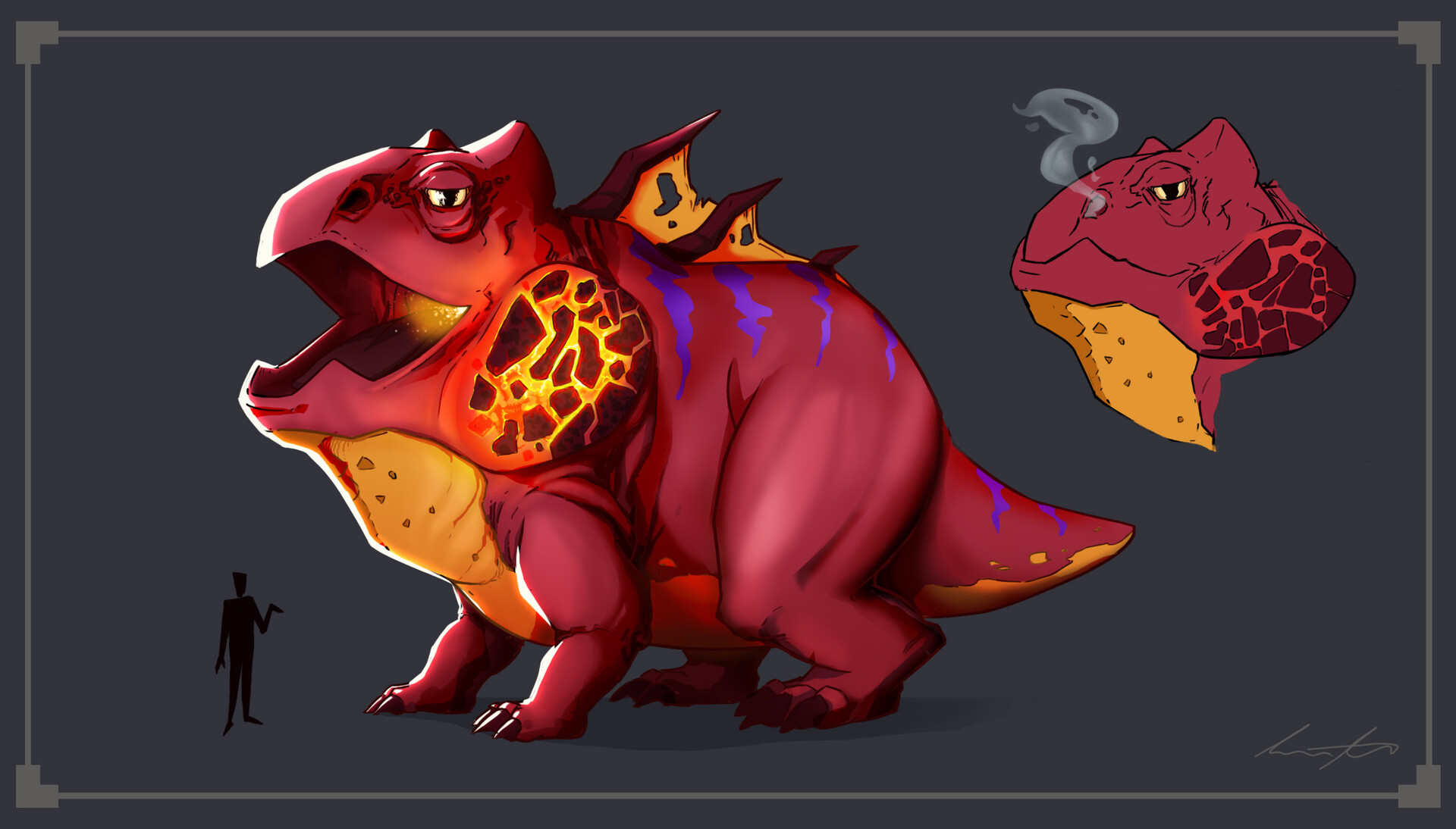 ArtStation - Lava Dragon