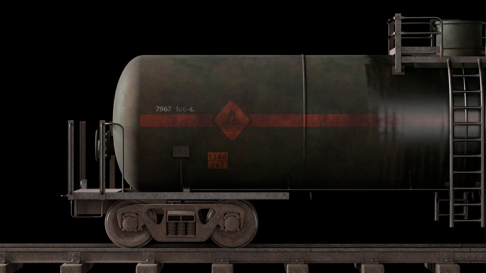ArtStation - Rail tank