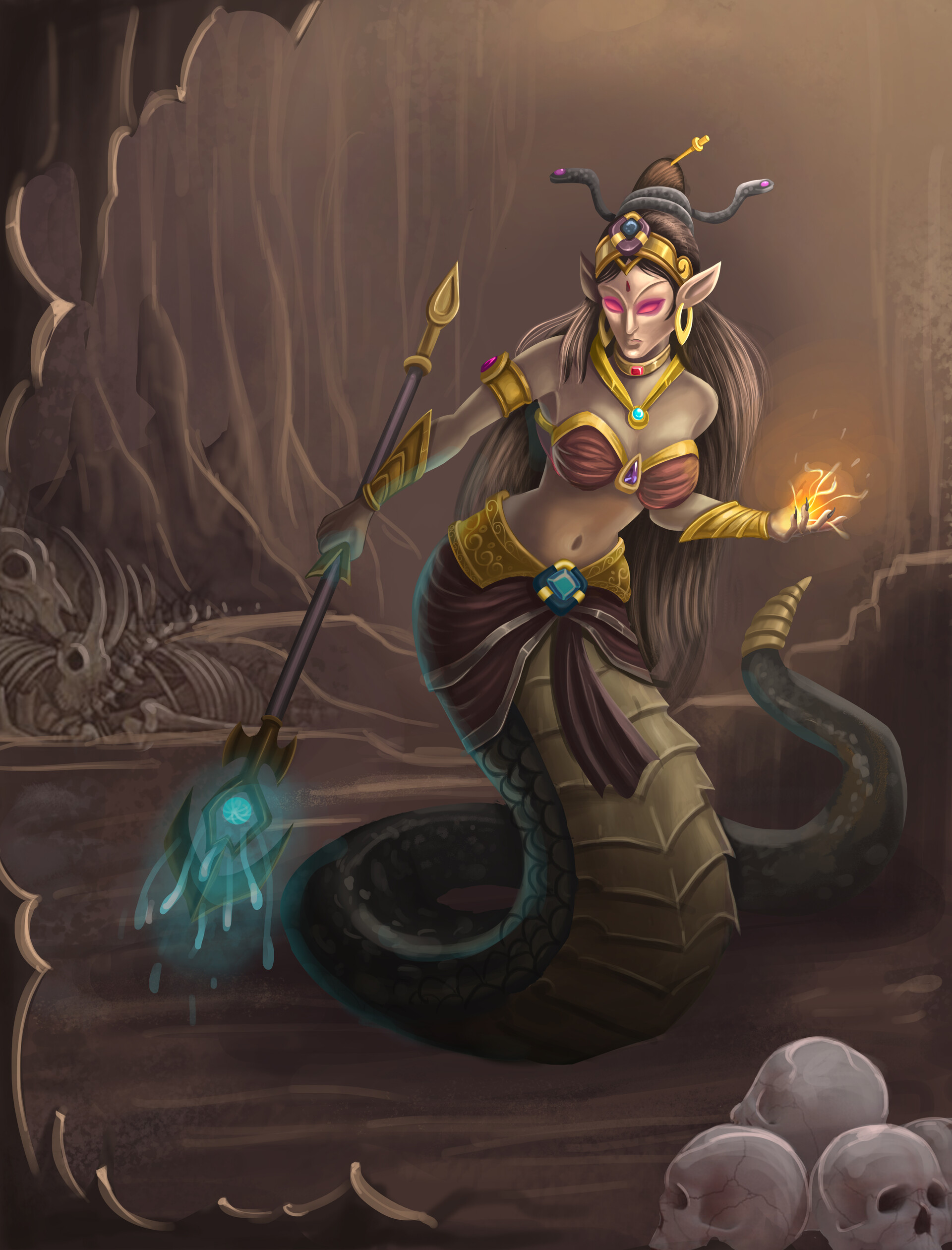 ArtStation - snake god