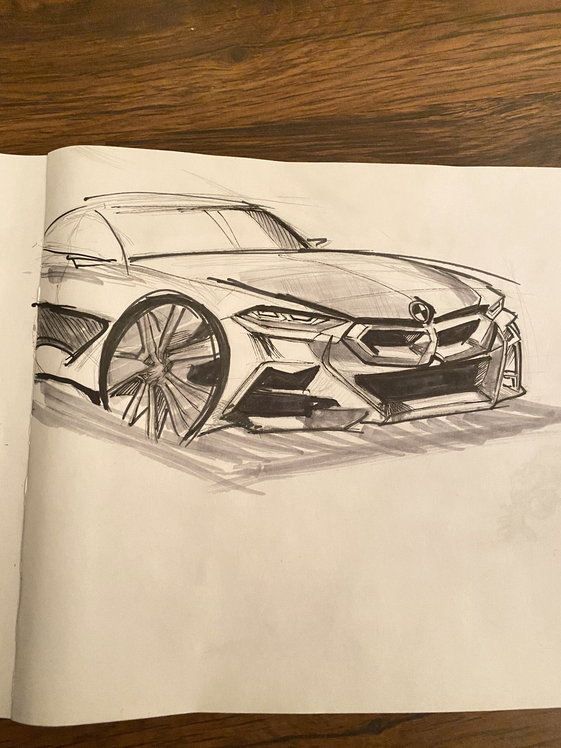 ArtStation - BMW sketch