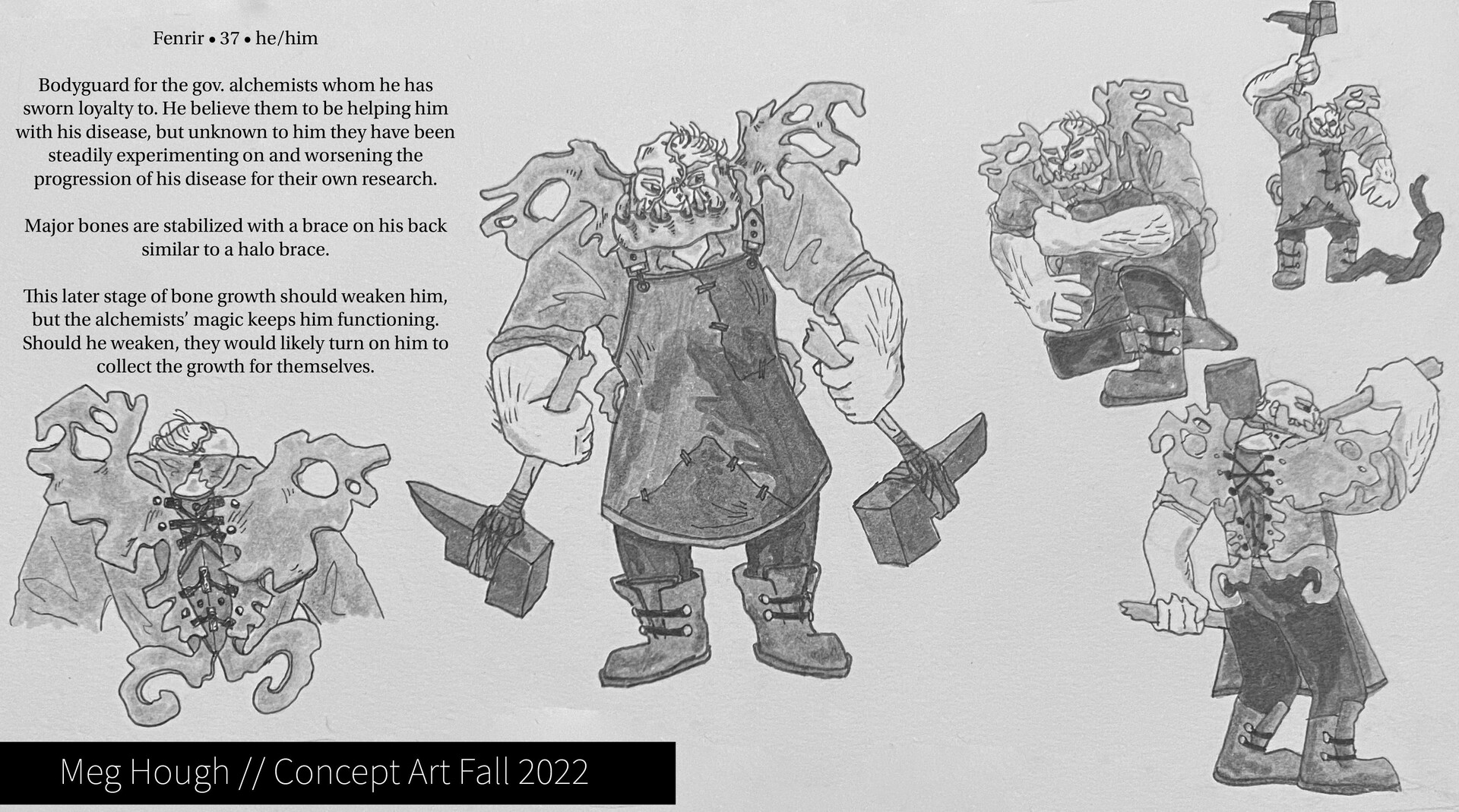 ArtStation - Character Design— Fenrir