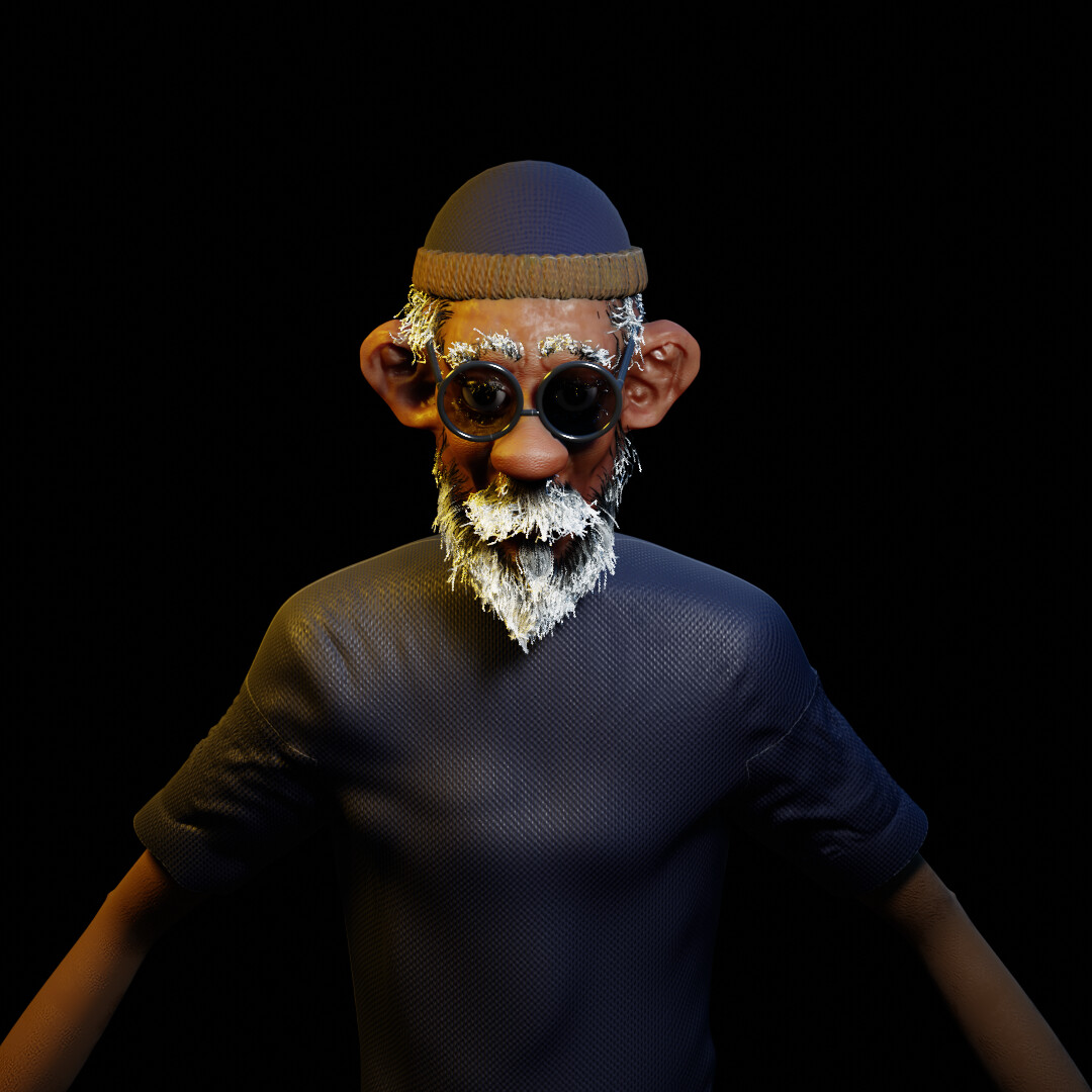 ArtStation - elderly man