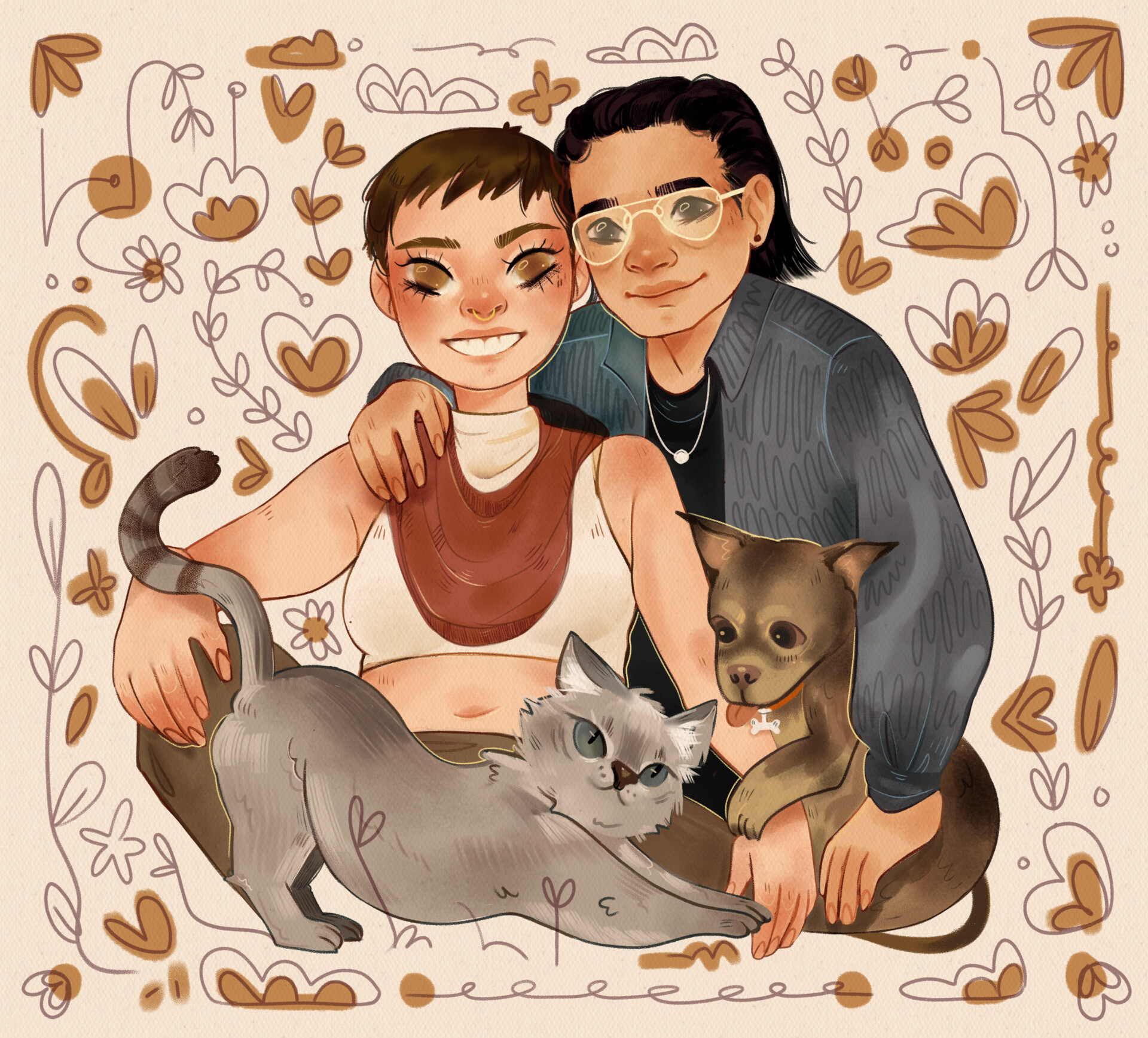 ArtStation - Couple (Commission)