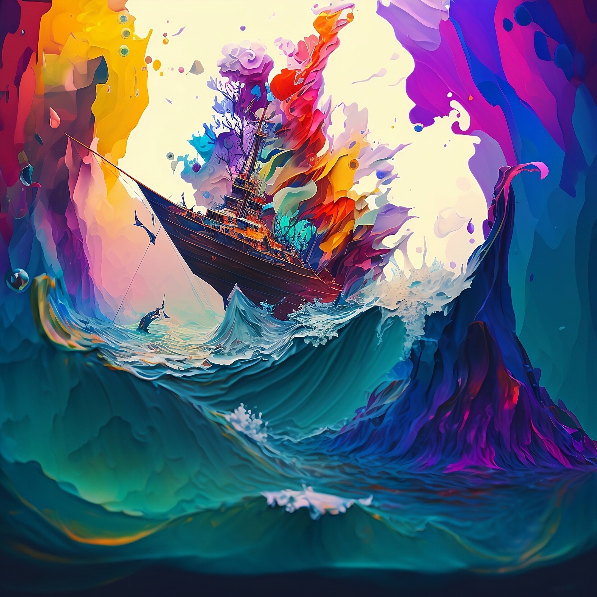 ArtStation - Flowering at high sea