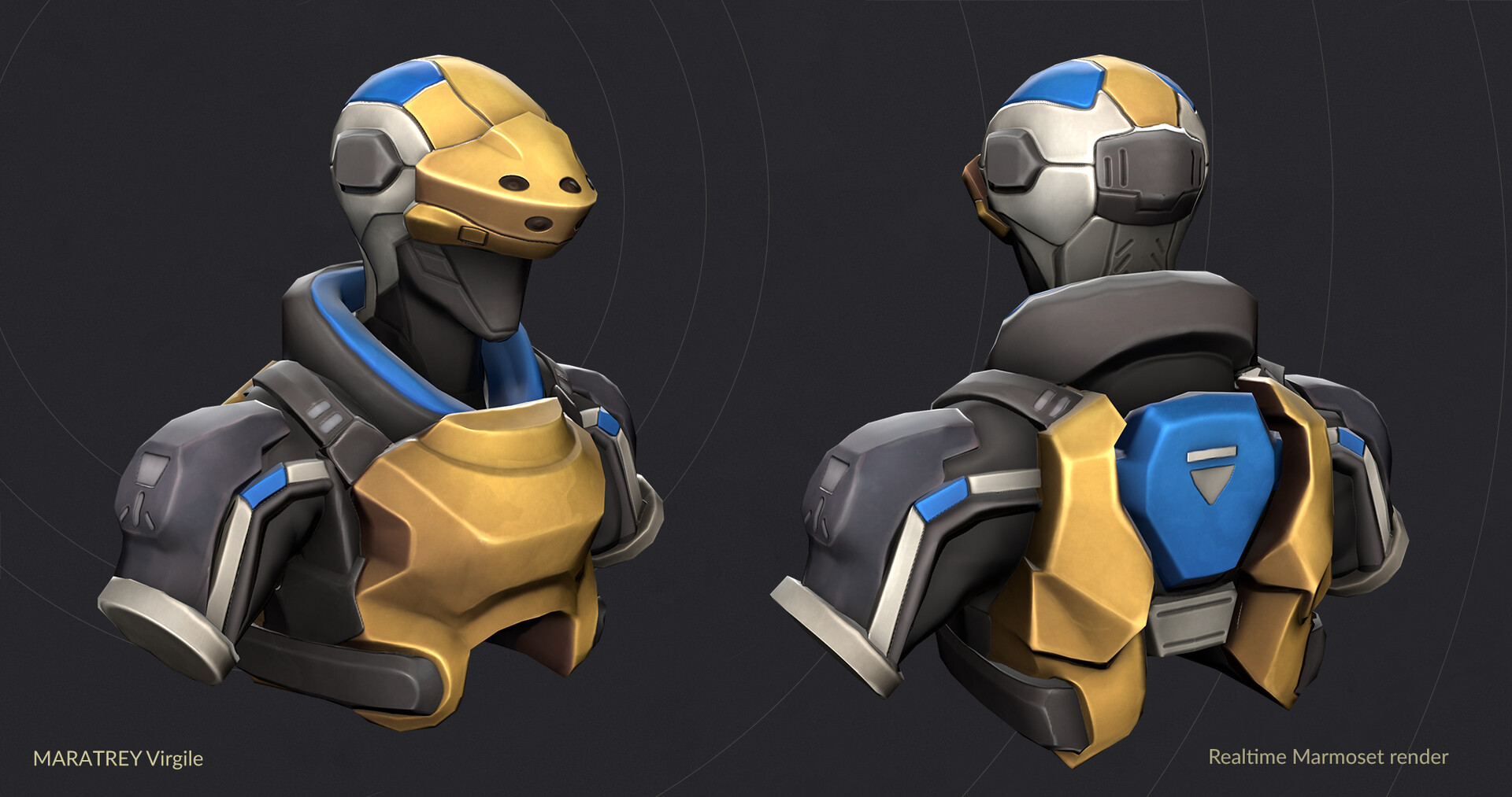 ArtStation - Sci_Fi bust