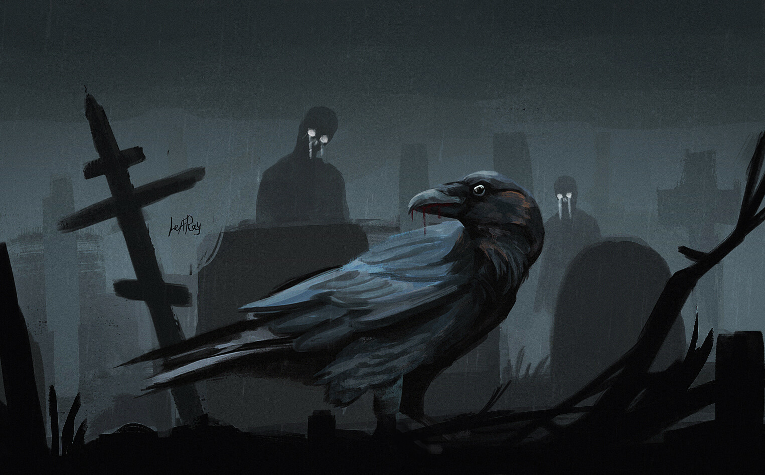 ArtStation - Cursed crow