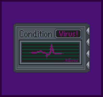 ArtStation - Resident Evil Status - Pixel Art