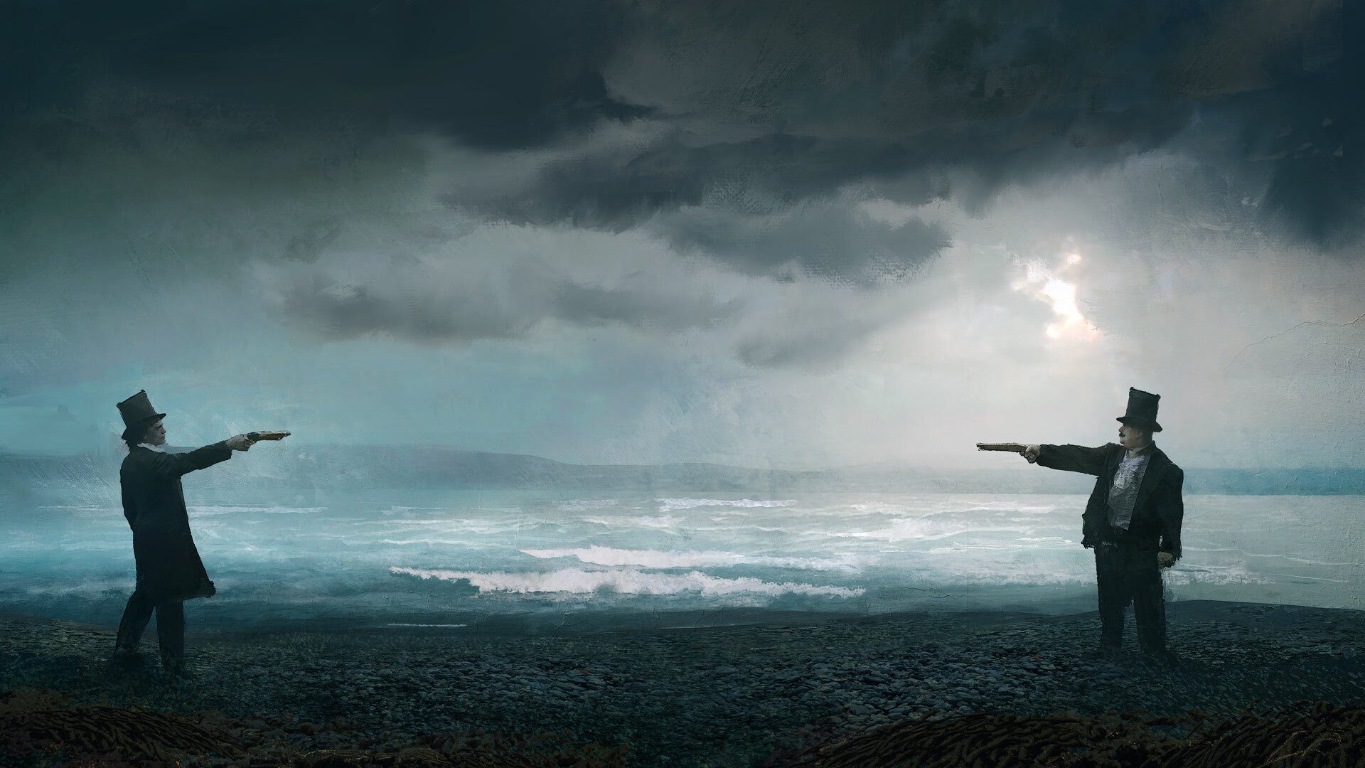 Joseph Feely - History of Pistol Dueling documentary artwork