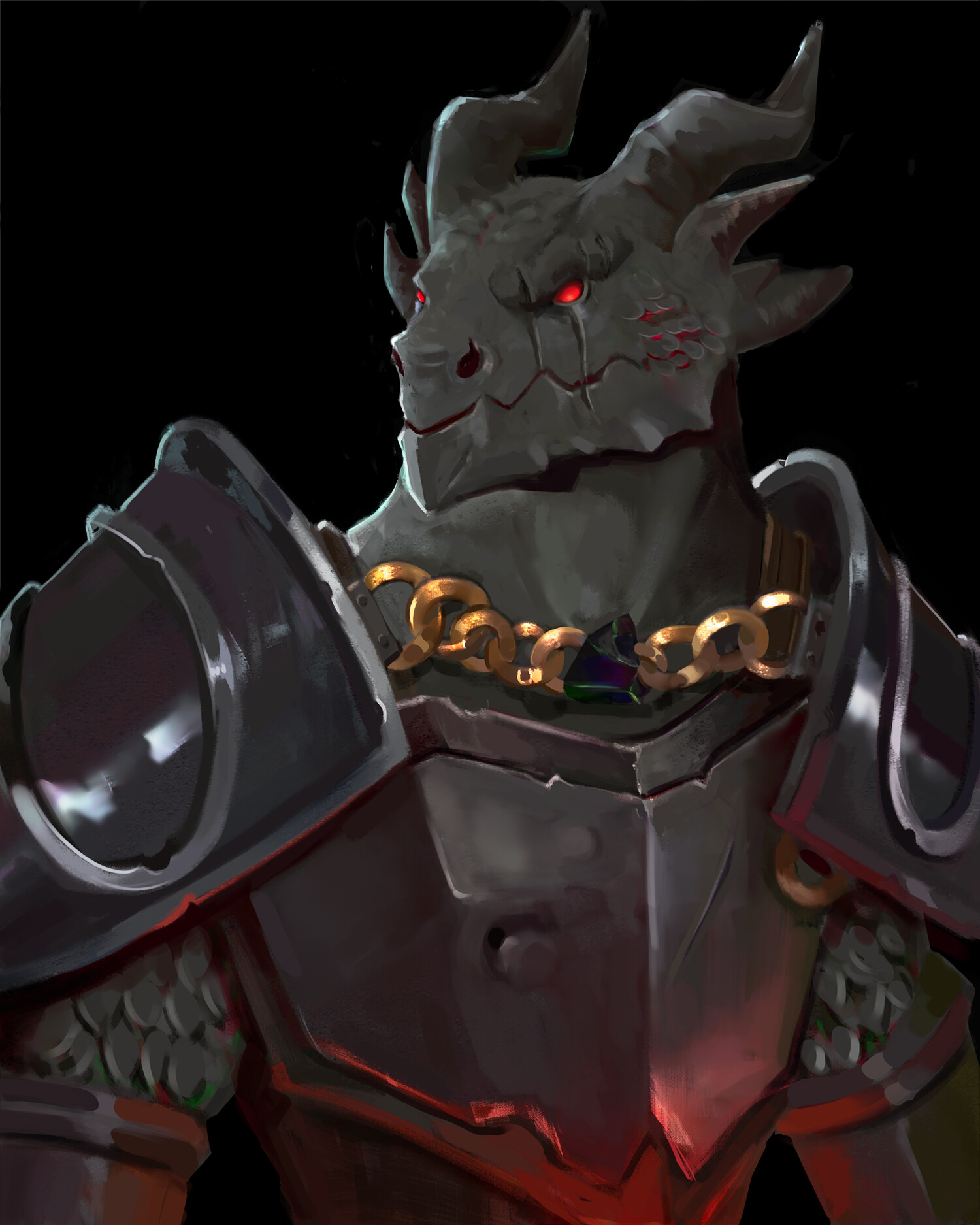 ArtStation - Dragonborn Portrait