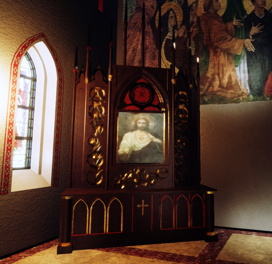ArtStation - Wooden altar