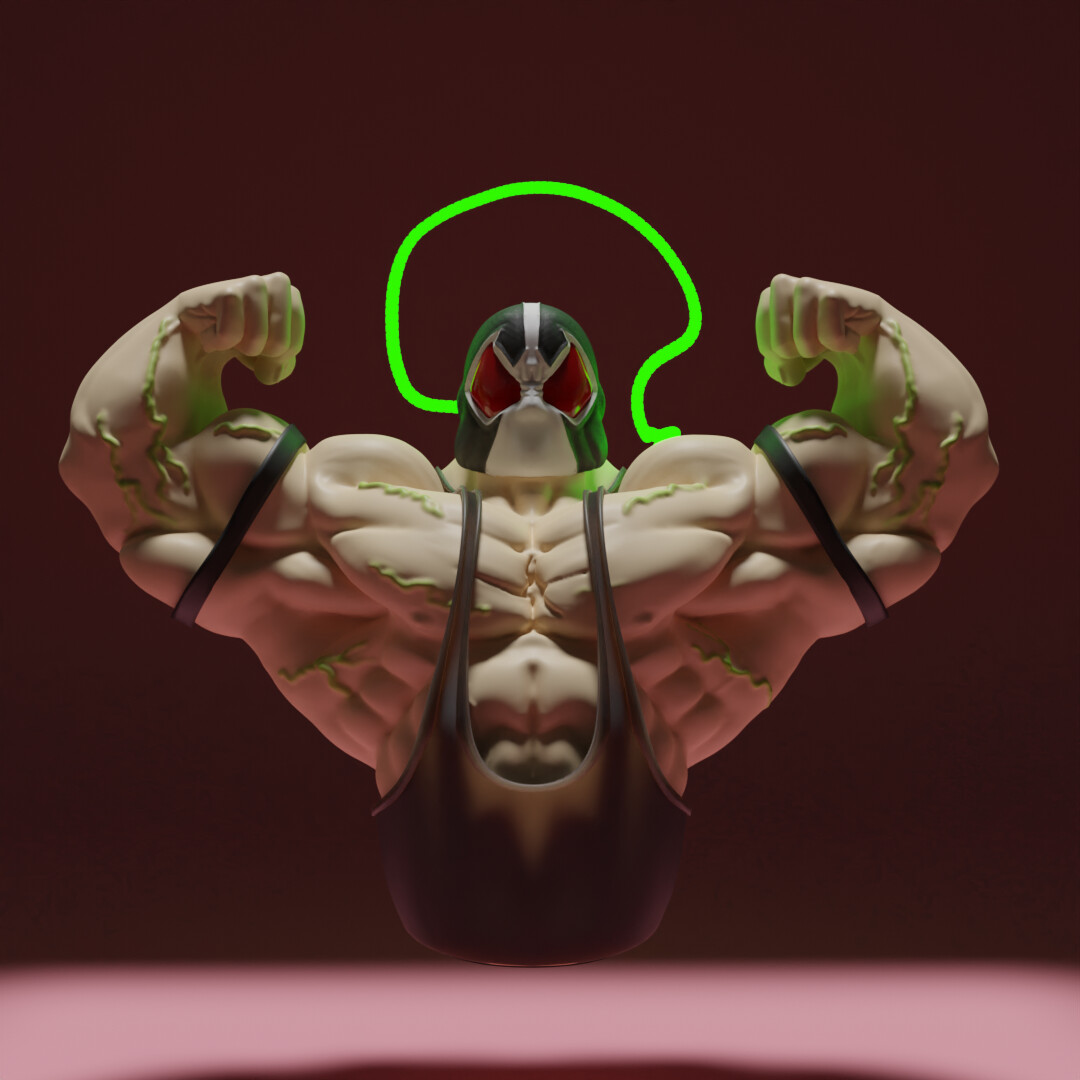 ArtStation - BANE! THE MAN WHO BROKE THE BAT