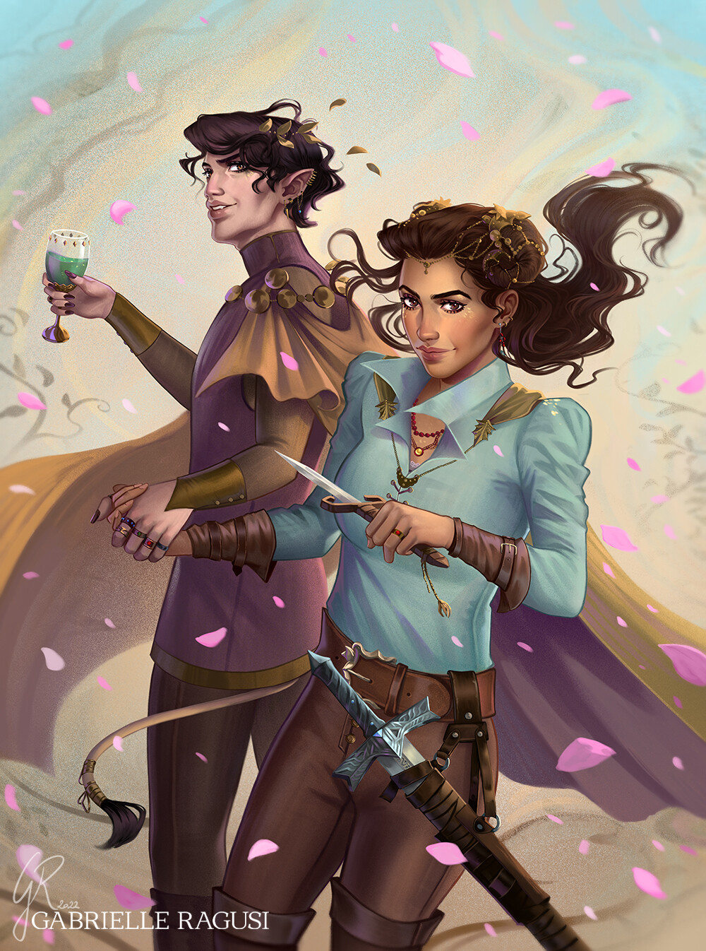 ArtStation - The High King and Queen of Elfhame