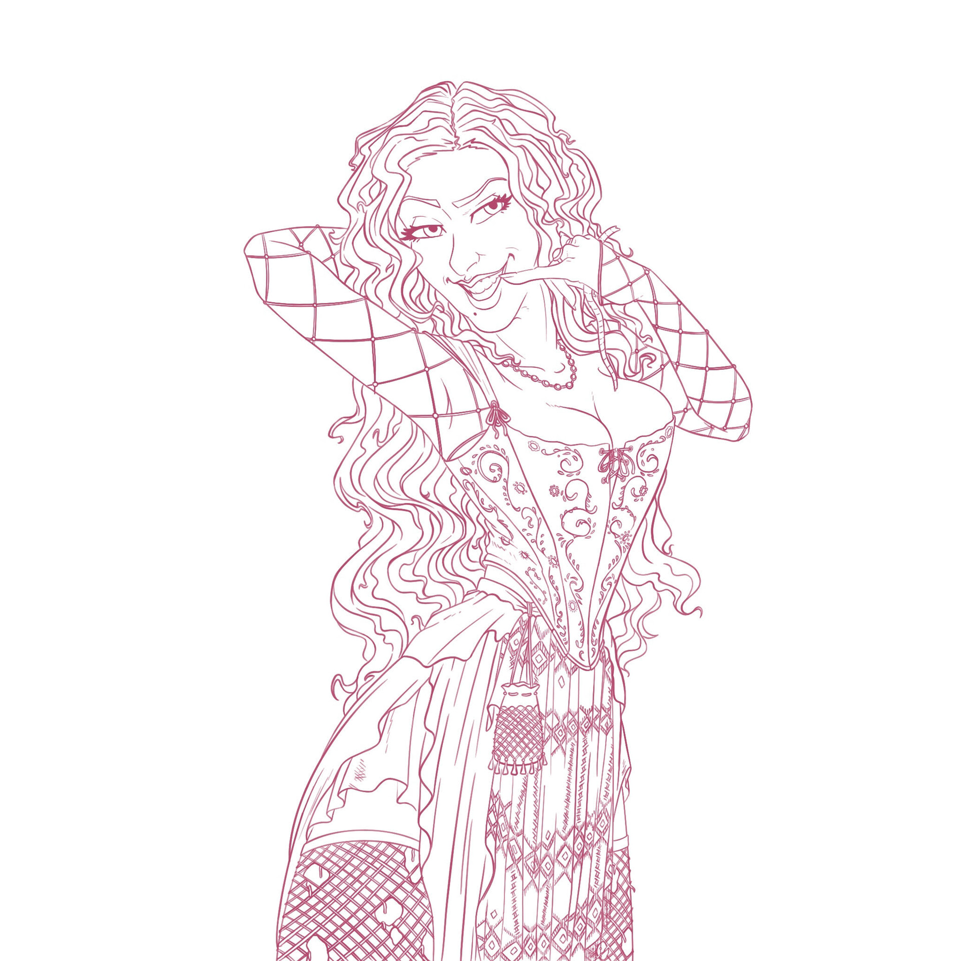 sarah sanderson coloring pages