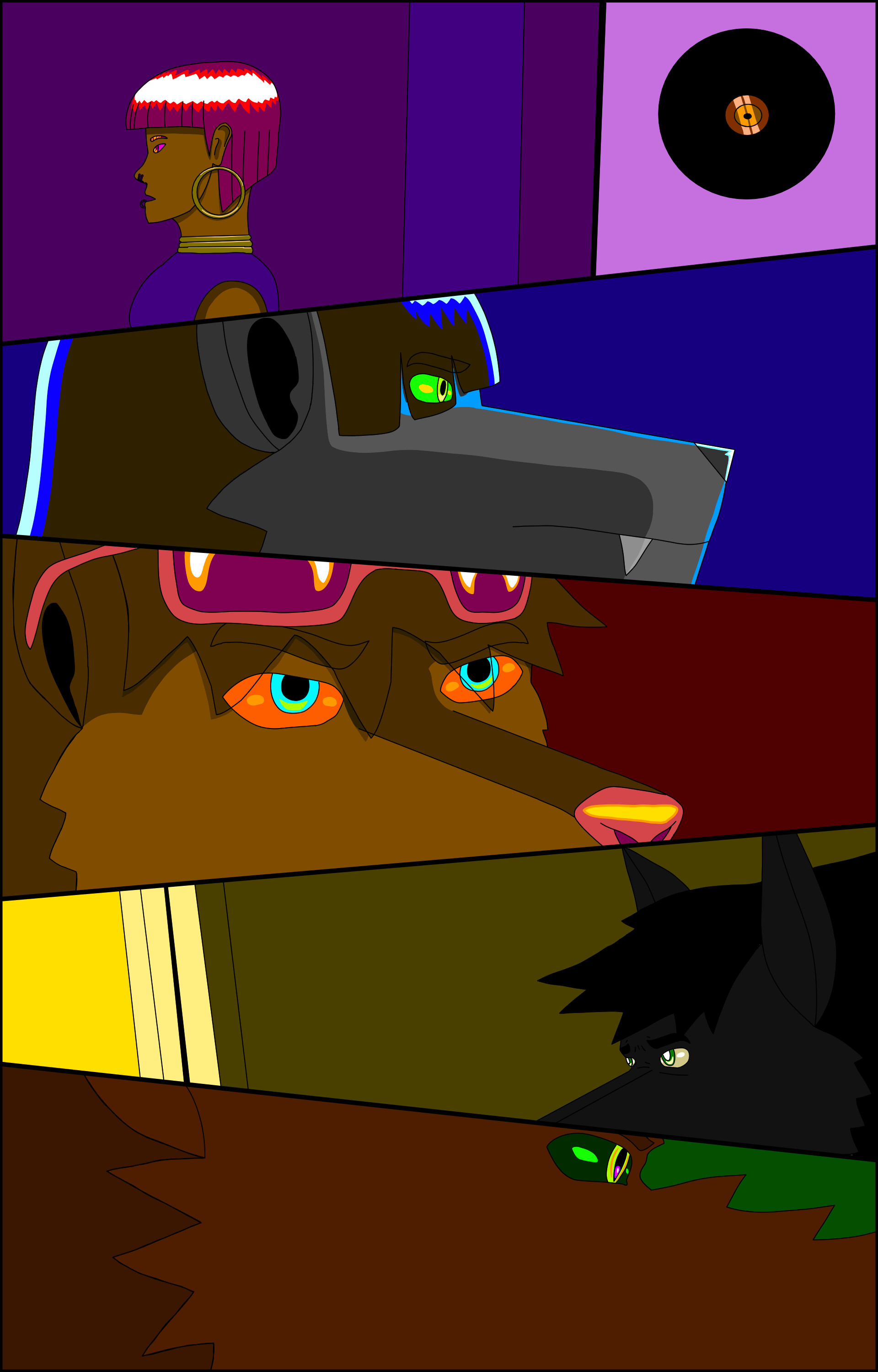 ArtStation - hellapocalypse cool main character faces