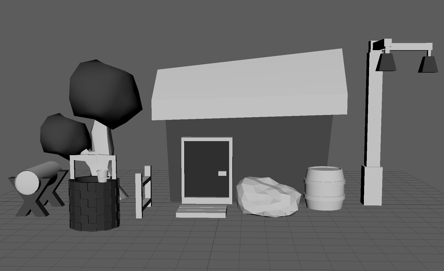 ArtStation - Low Poly Village Asset Pack