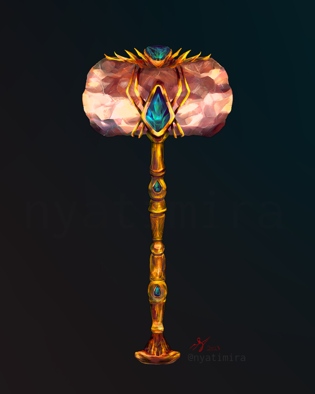 ArtStation - Hammer Weapon Concept